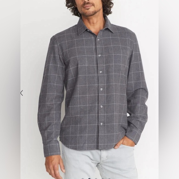 Marine Layer | Shirts | Mens Marine Layer Gearybutton Front Check ...